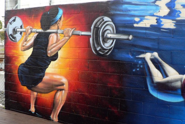Health And Sports Gym Mural Nz Murals And Graffiti Art